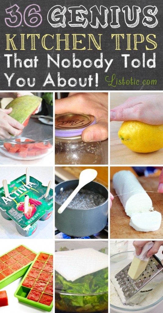 36 Kitchen Tips and Tricks That You Should Read