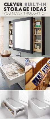 Clever Built-In Storage Ideas You Never Thought Of • VeryHom